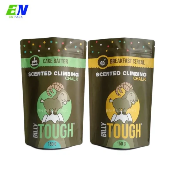 Aluminum Foil Zip Pouch Powder Pouches