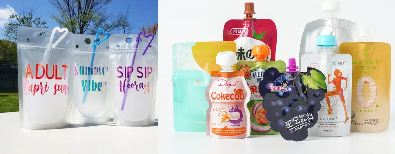 Get Custom Beverage Pouch From Packaging Manufacturer - BN Pack